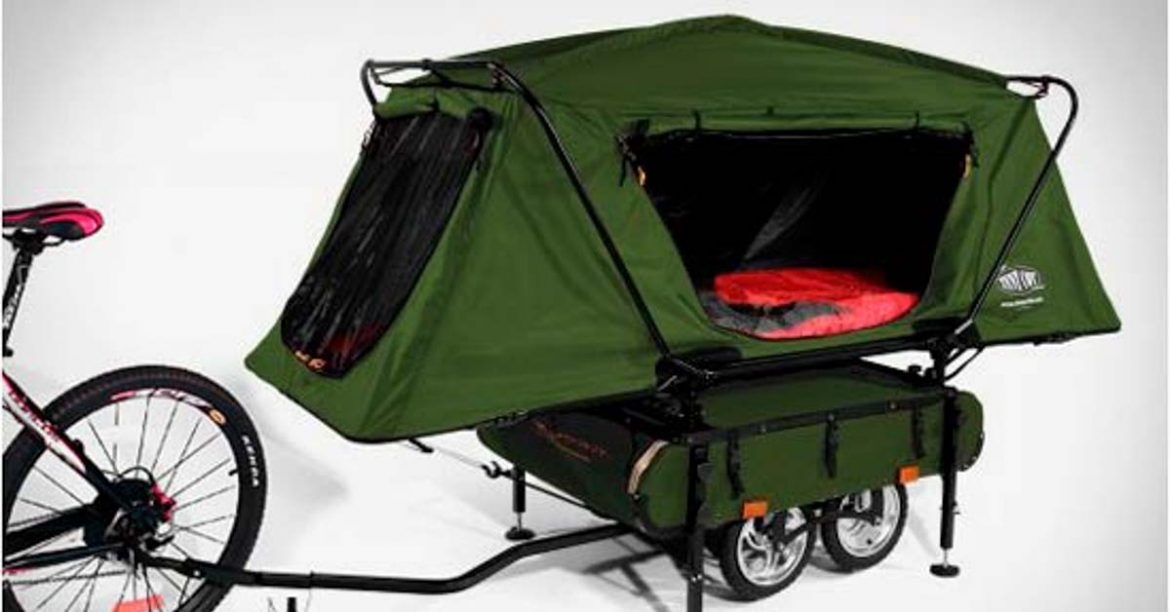 Camprite Bushtrekka teltvogn til cykelcamping - Fantastiske Ferier